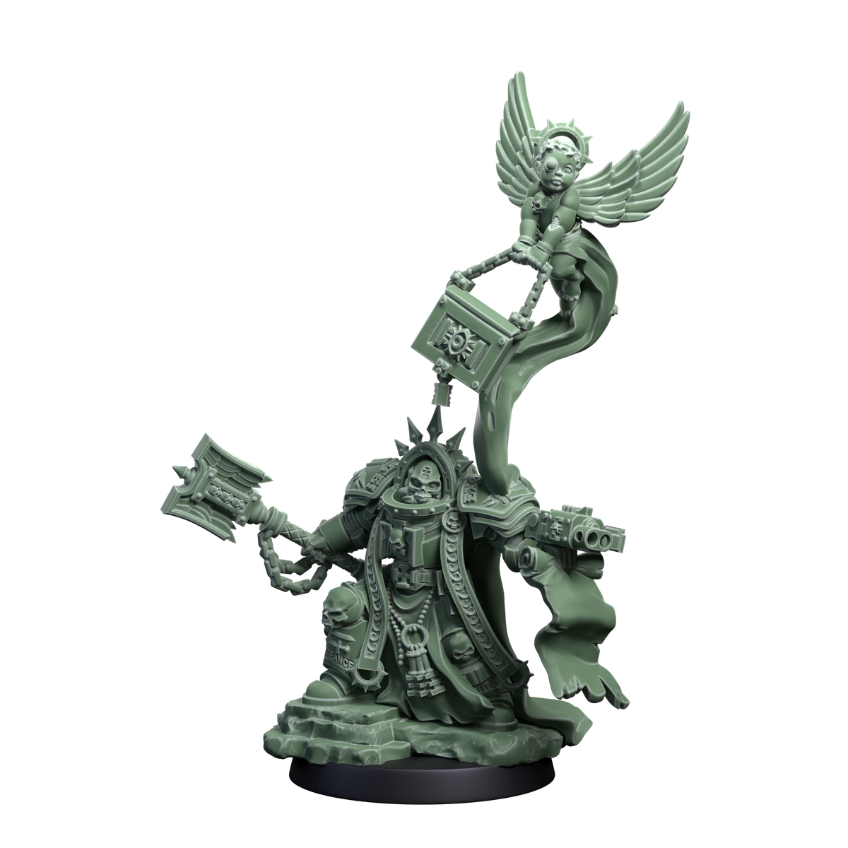 Silver Warden Clergyman | Silver Wardens | Sci-Fi Miniature | DMG Mini ...