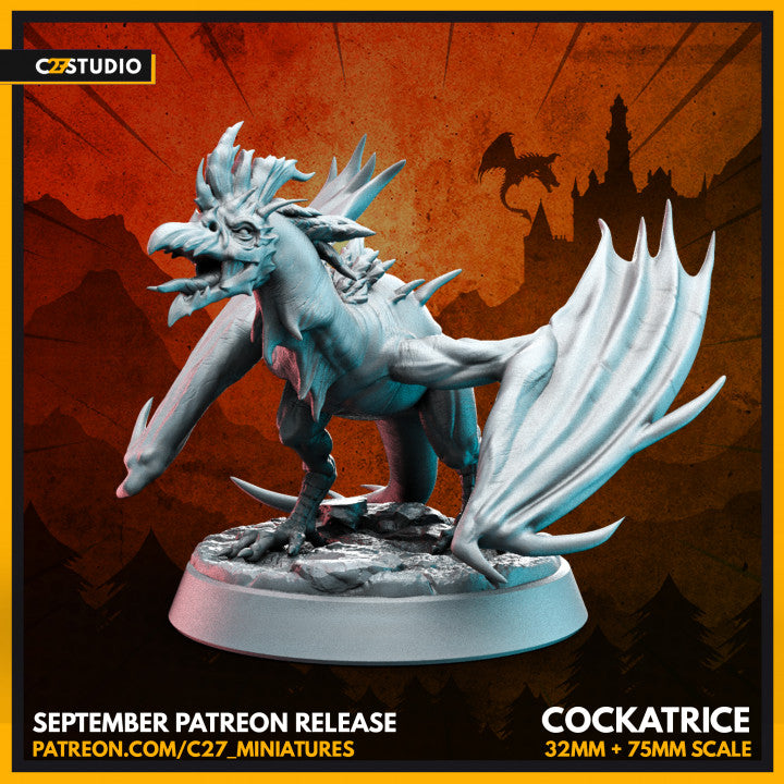 Cockatrice | Fantasy | Sci-Fi Miniature | C27 Studio — TabletopXtra