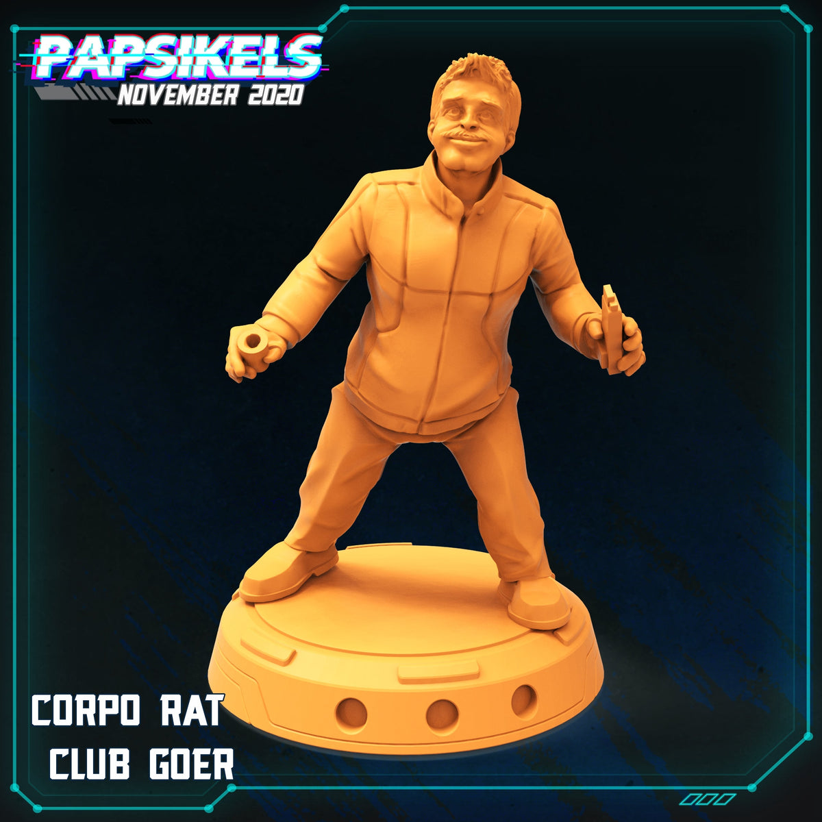 Corpo Rat Club Goer | The Corpo World | Sci-Fi Miniature | Papsikels ...