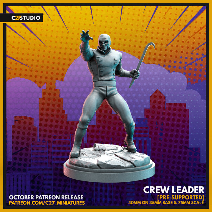 Crew Leader | Heroes | Sci-Fi Miniature | C27 Studio — TabletopXtra