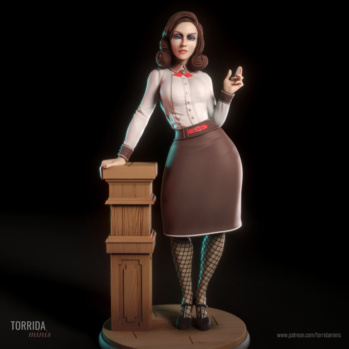 Elizabeth (Alt) | Pin-Up Statue Fan Art Miniature Unpainted | Torrida ...