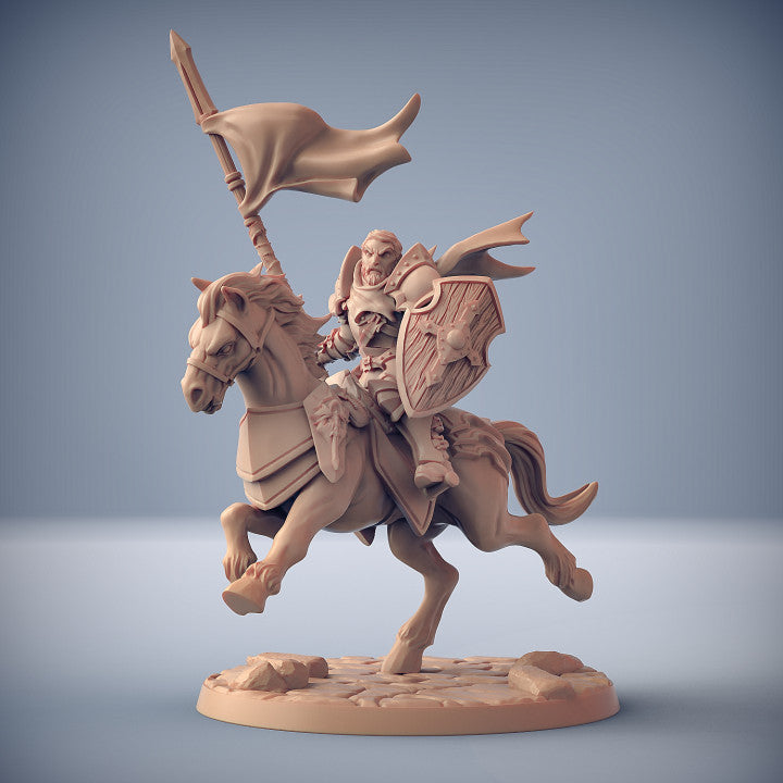 Mounted Fighter A | Human Fighters Guild | Fantasy D&D Miniature | Art ...