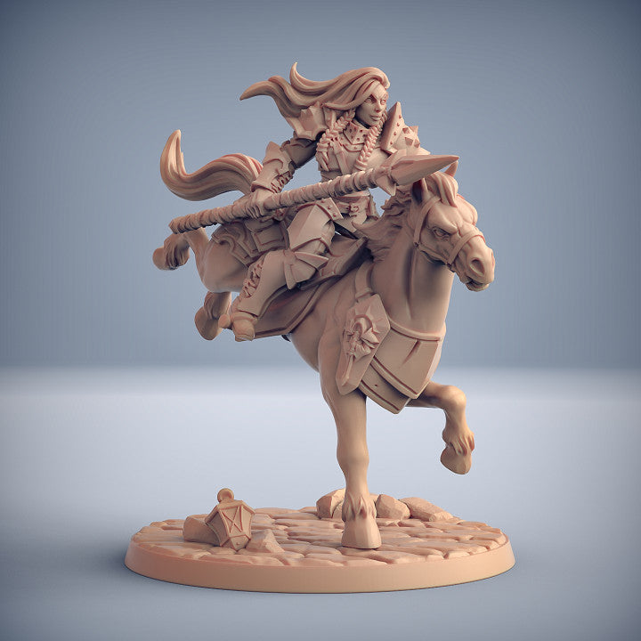 Mounted Fighter C | Human Fighters Guild | Fantasy D&D Miniature | Art ...