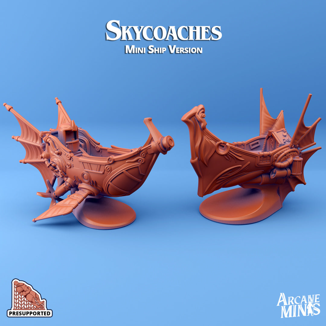 Skycoach Miniatures Airship | Skies of Sordane | Fantasy Miniature | A ...