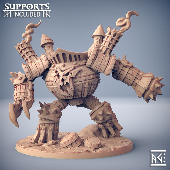 Sparksoot Scrap Golem | Sparksoot Goblins | Fantasy D&D Miniature | Ar ...