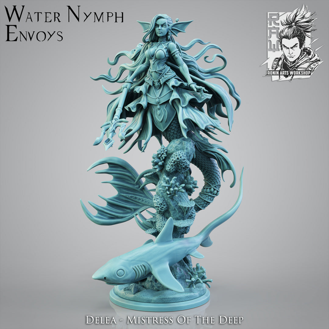 Delea - Mistress of the Deep | Pin-Up Statue Fan Art Miniature Unpaint ...